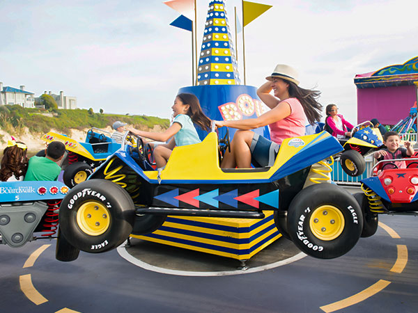 Santa Cruz Beach Boardwalk Amusement Park Rides