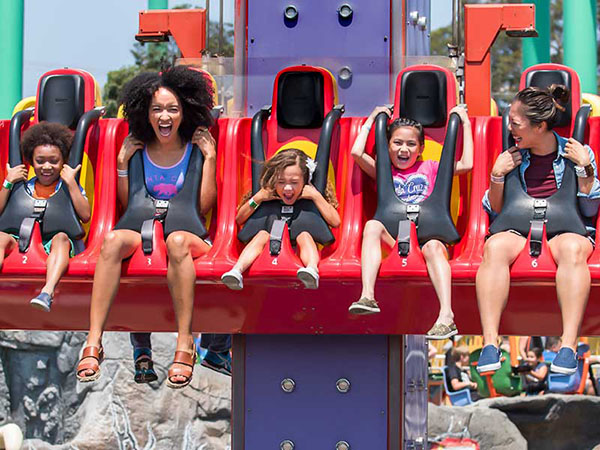 Santa Cruz Beach Boardwalk Amusement Park Rides