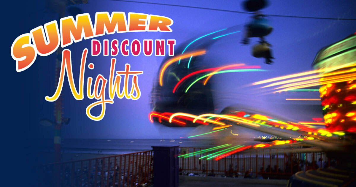 Santa Cruz Beach Boardwalk Summer Discount Nights